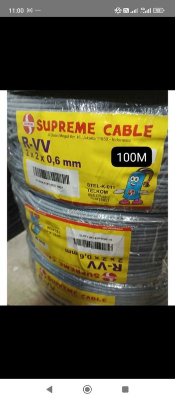 Kabel telepon indoor 2x2x0,6mm