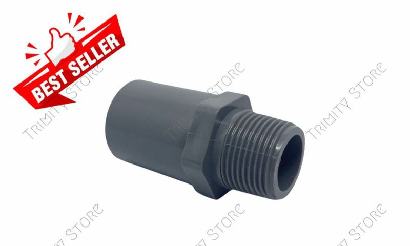 sambungan drat luar pvc 1/2 inch