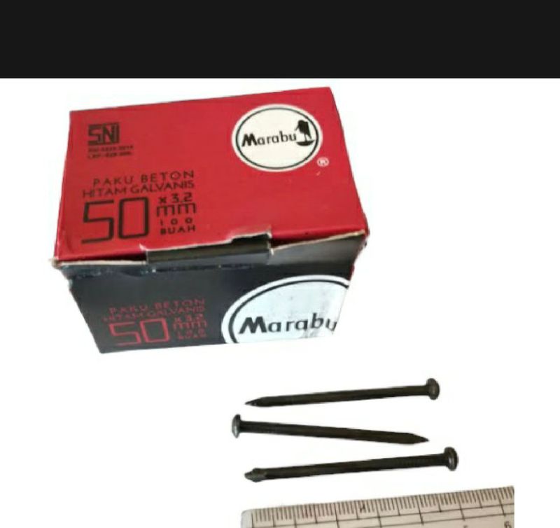 paku beton 5 cm marabu