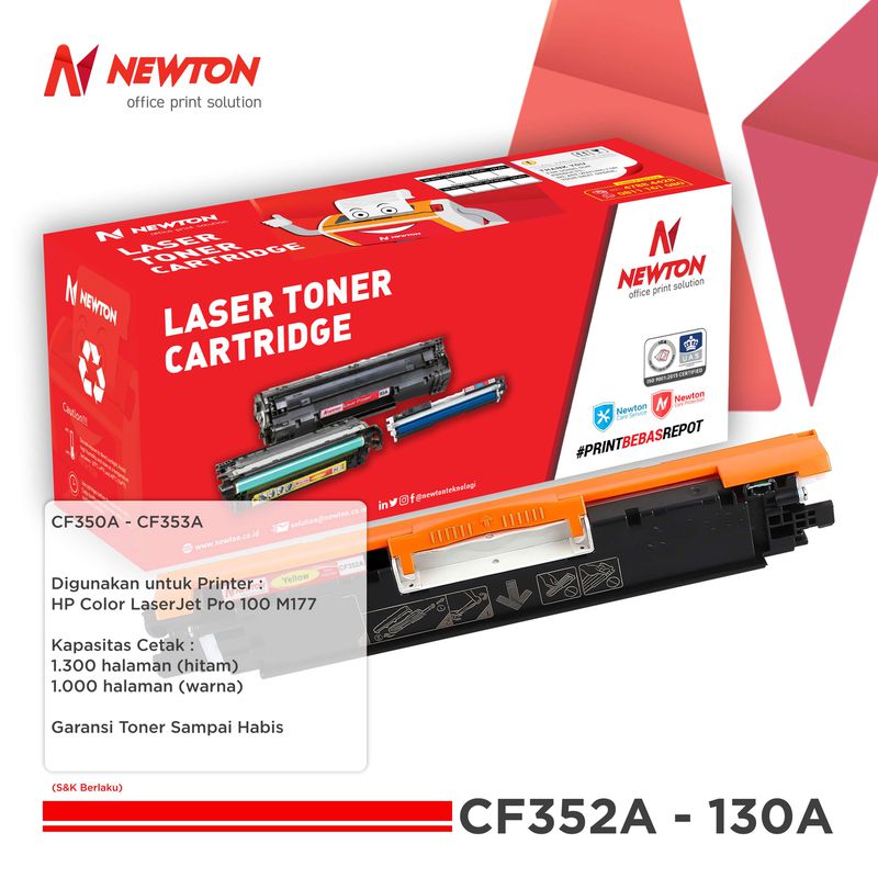 Newton Toner CF352A - 130A - Yellow