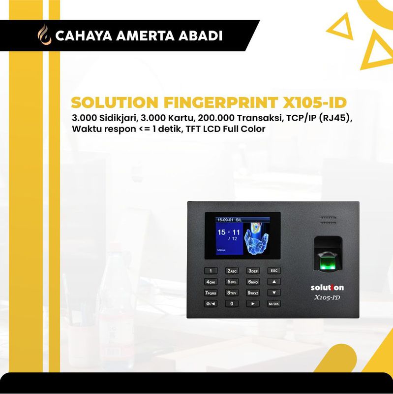 SOLUTION FINGERPRINT X105-ID