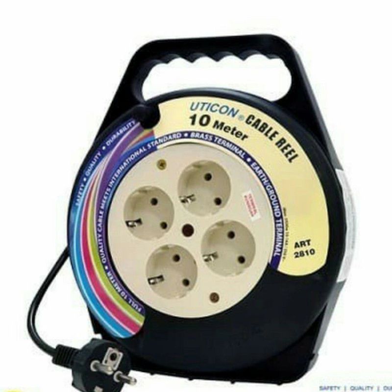 Kabel Roll UTICON 10 meter Max 2500W CR-2810 SNI