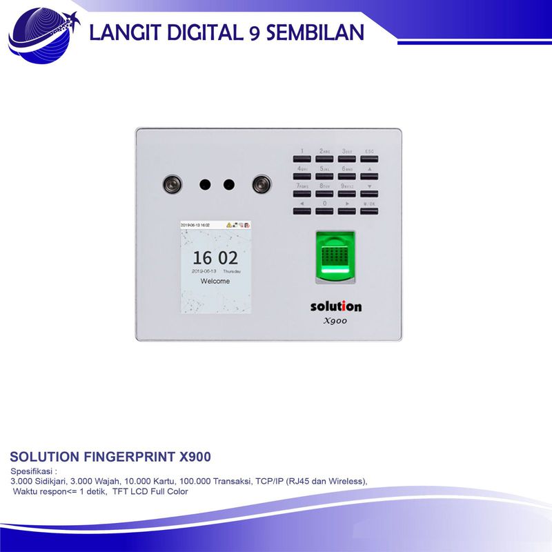 SOLUTION FINGERPRINT X900
