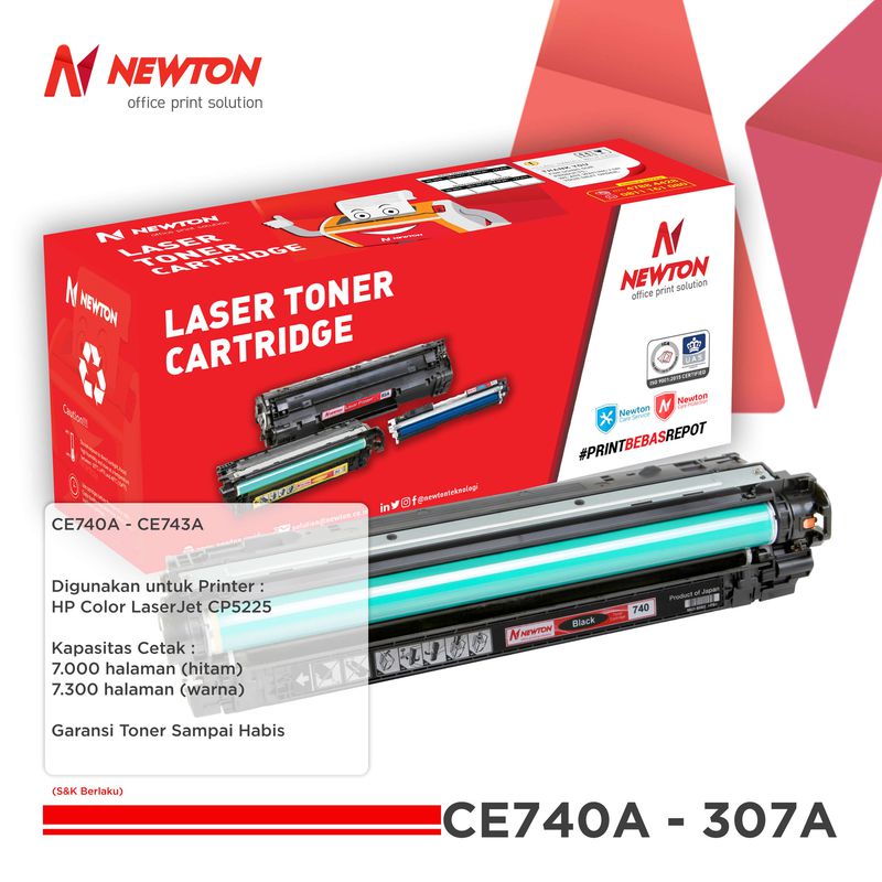 Newton Toner CE410A - 305A - Black
