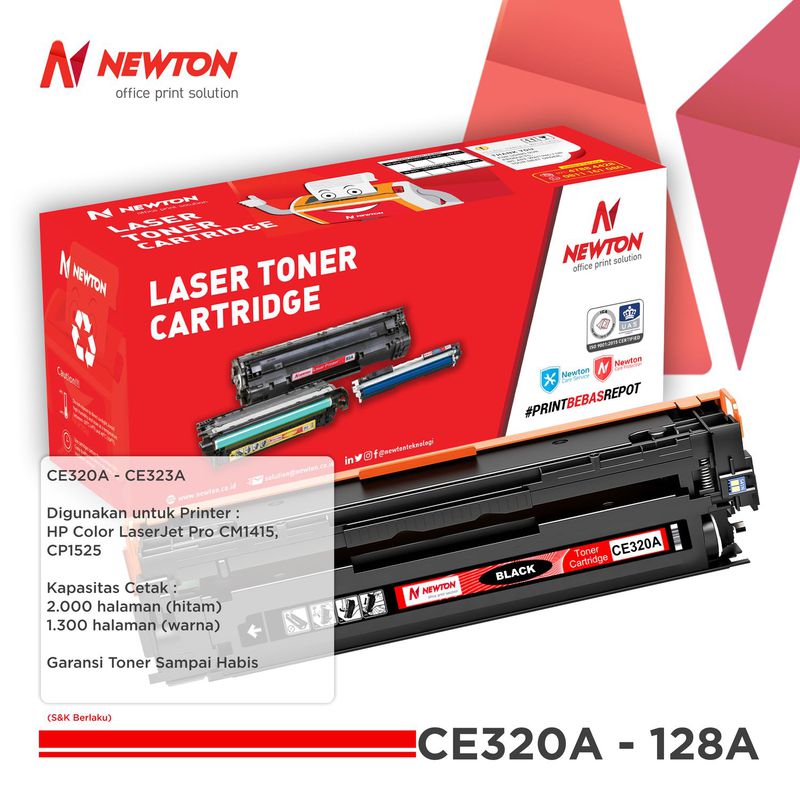 Newton Toner CE320A - 128A - Black