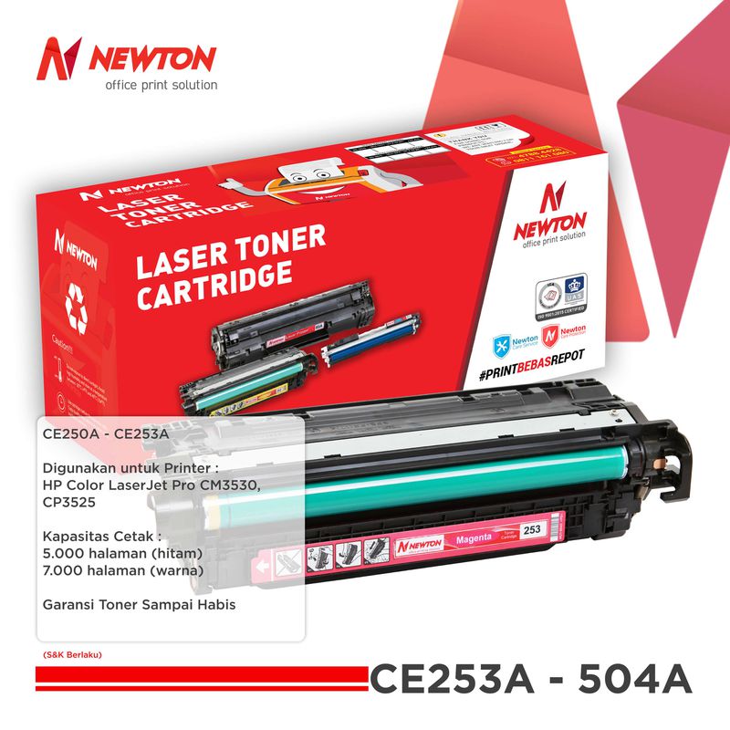Newton Toner CE253A - 504A - Magenta