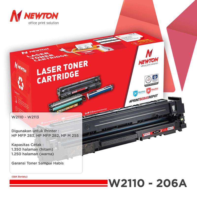 Newton Toner W2110 - HP206A - Yellow