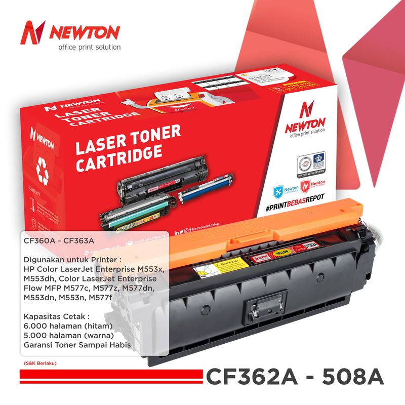 Newton Toner CF362A - 508A - Yellow