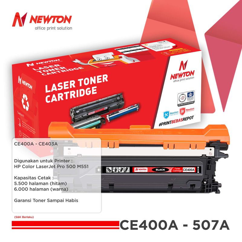 Newton Toner CE400A - 507A - Black