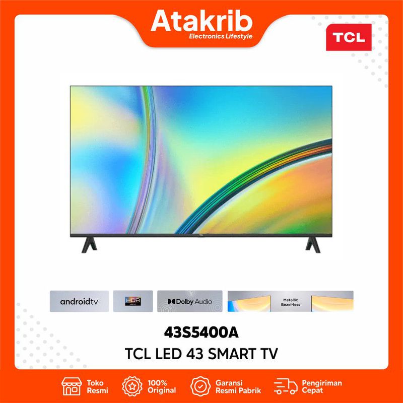 LED ANDROID TV 43 INCH MERK TCL, TYPE 43S5400A