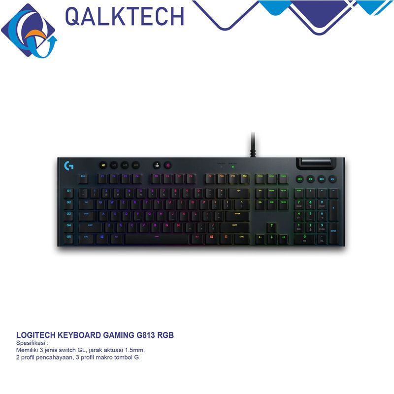 LOGITECH KEYBOARD GAMING G813 RGB