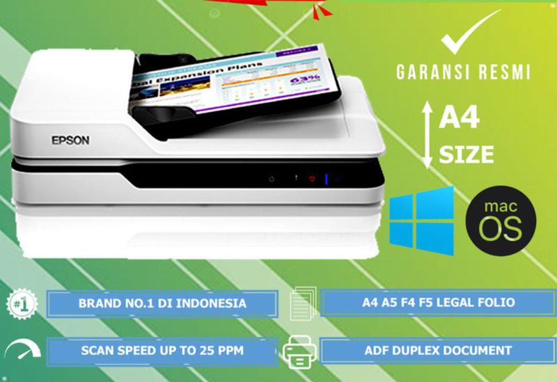 SCANNER EPSON WORKFORCE DS- 1630 -TKDN