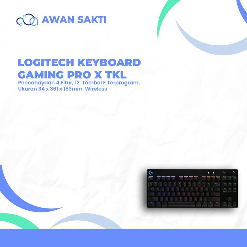 LOGITECH KEYBOARD GAMING PRO X TKL WIRELESS