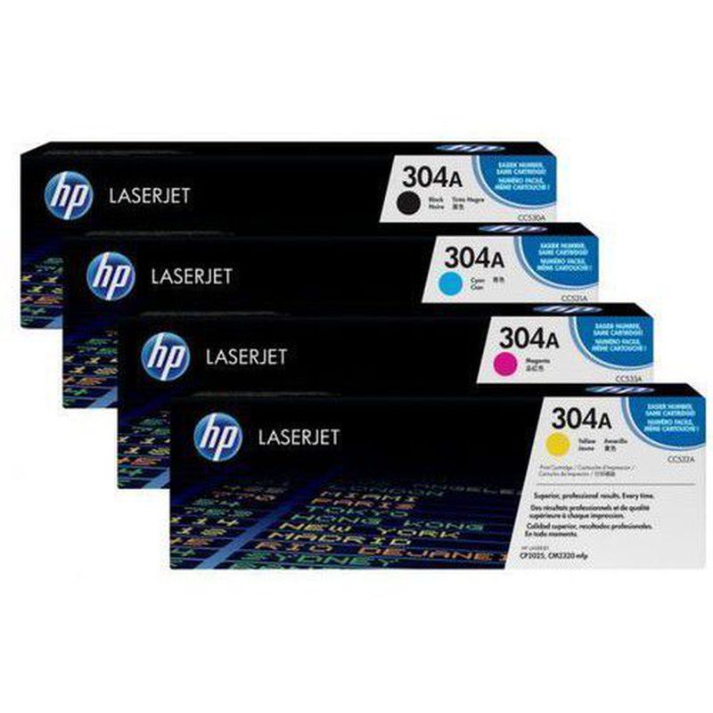 Toner Hp Laserjet 304A Original C.M.Y.BK - Biru