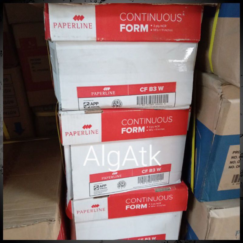 Kertas continuous form paperline 4ply B3 ukuran A3