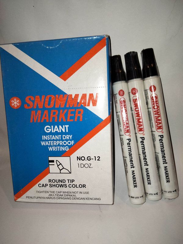 Spidol Snowman Permanen Marker