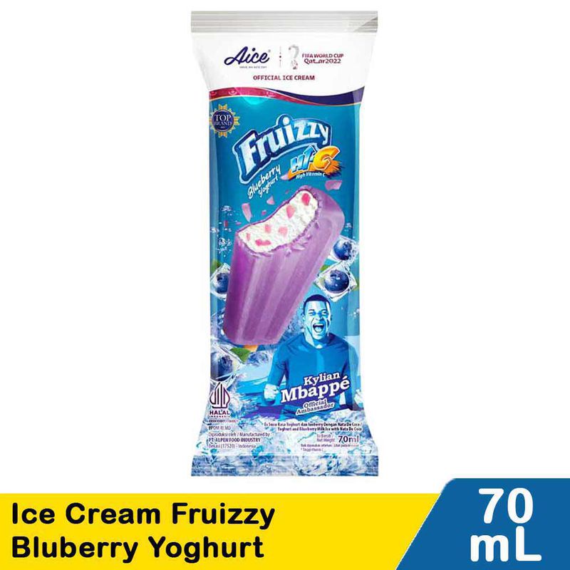 Aice Ice Cream Fruizzy Bluberry Yoghurt 70mL