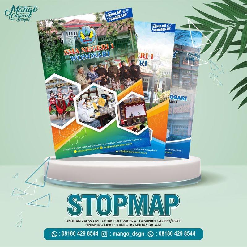 Stopmap Full Color - Warna Custom