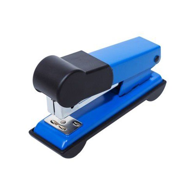 Stapler Small with Rubber Handle - Cobalt Blue