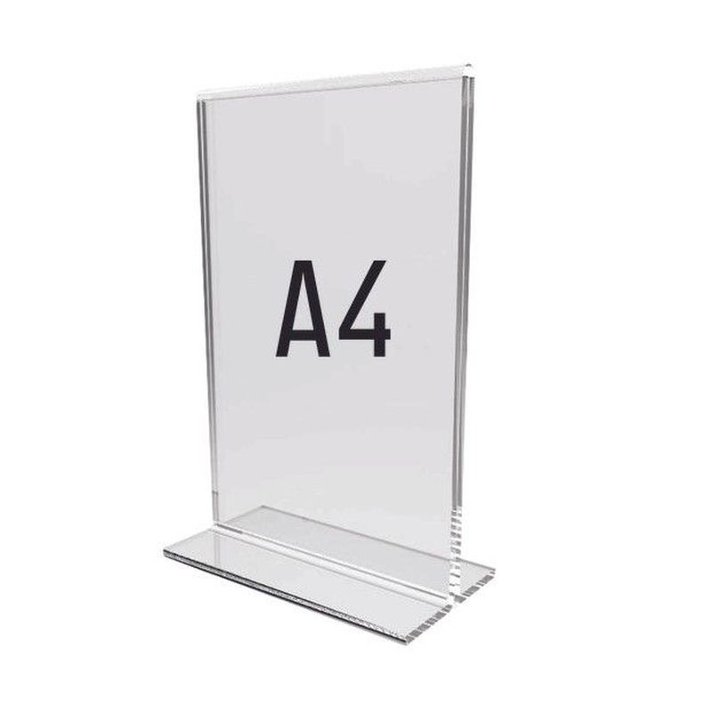 Akrilik Standing A4 + Stiker A4