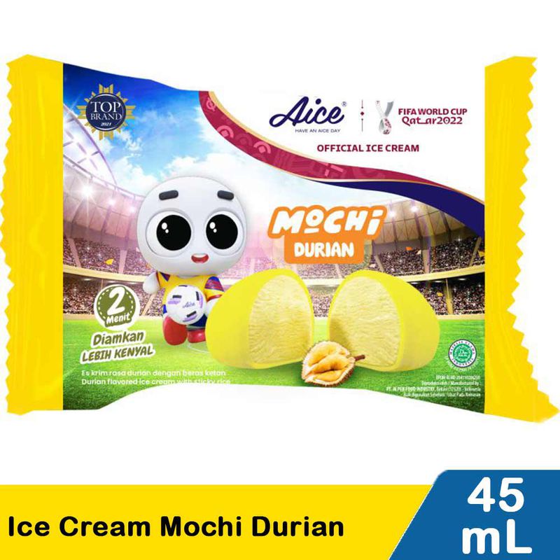 Aice Ice Cream Mochi Durian 45Ml