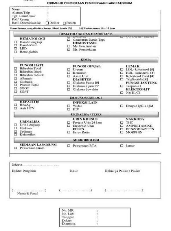 FORM PERMINTAAN LAB 1/3 1 PLY
