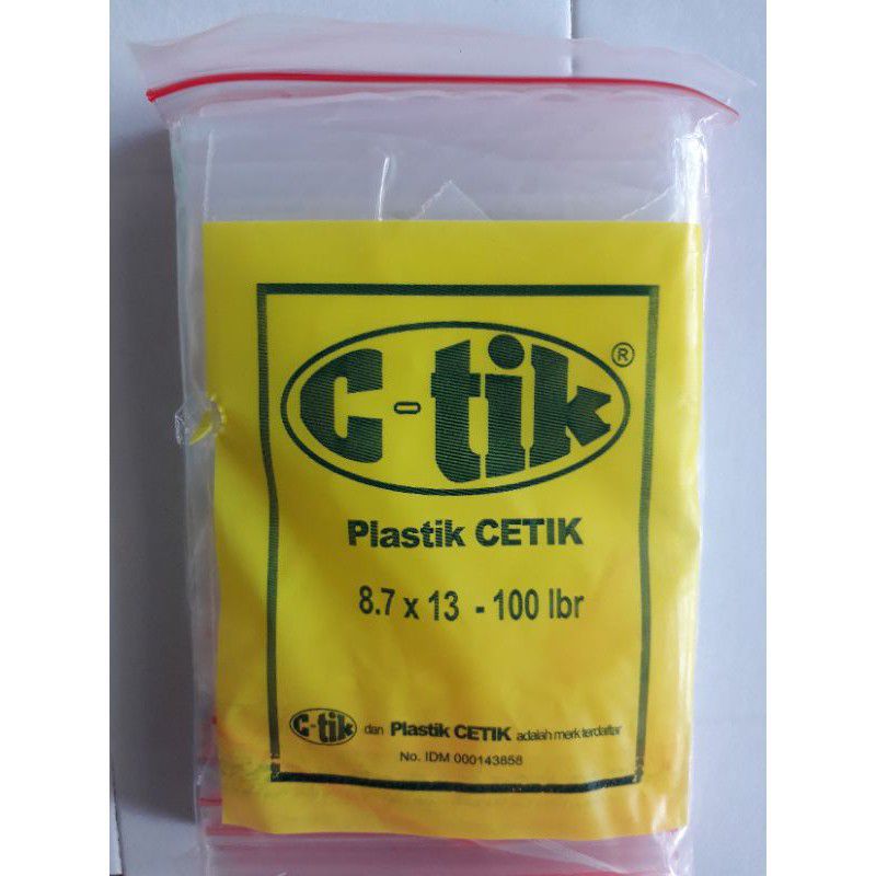 PLASTIK KLIP CTIK 8.7X13
