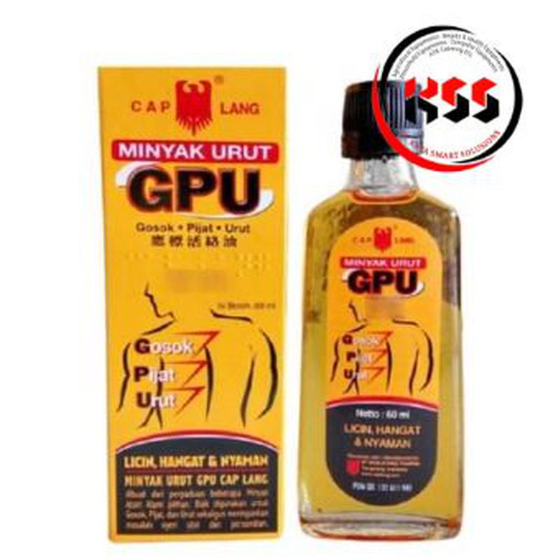 Cap Lang Gpu Minyak Gosok Sereh 60 Ml