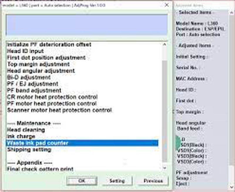 JASA RESET OVERLOAD PRINTER EPSON