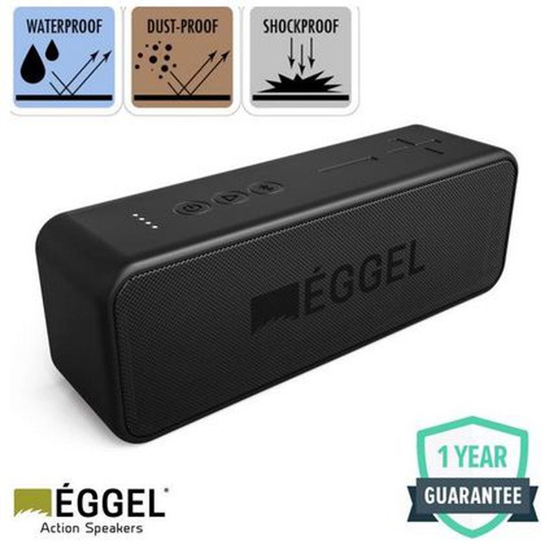 Eggel Active 2 Waterproof Action Portable Bluetooth Speaker