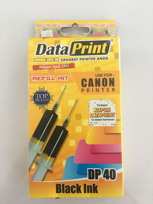 Data Print CANON Refill Kit Black (Hitam) DP 40