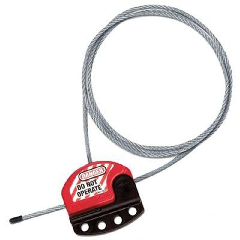 Master Lock S806 Adjustable Cable Lockout, 6ft (1.8m) Cable
