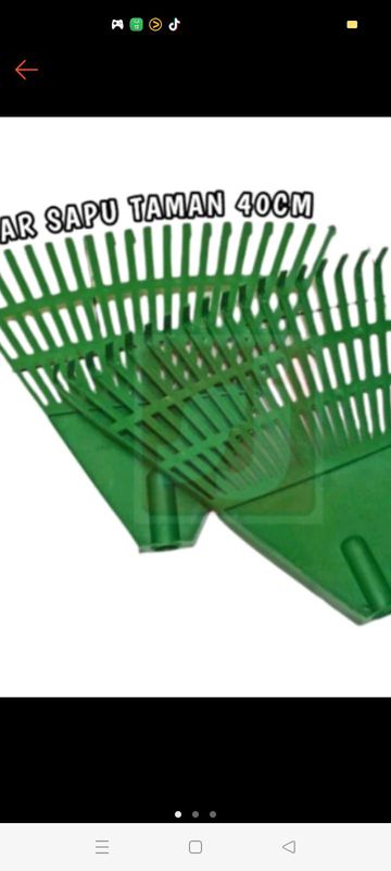 Garuk rumput plastik