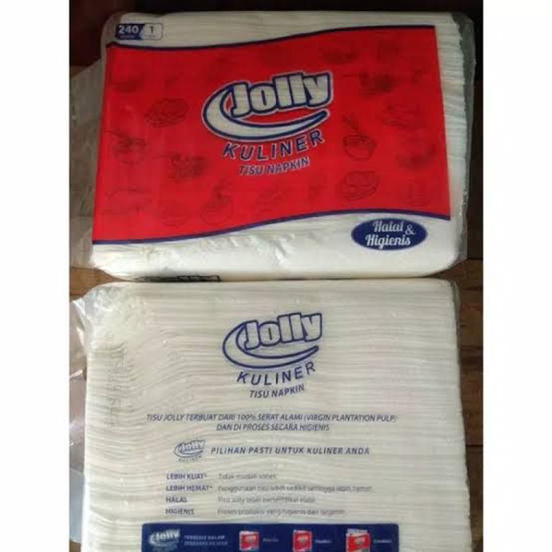 Tisu jolly napkin 240 sheet