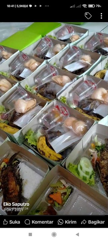 Paket Nasi Box + Snack Box dan Minum