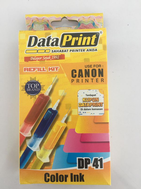 Data Print Refill Kit CANON Color (Warna) DP 41