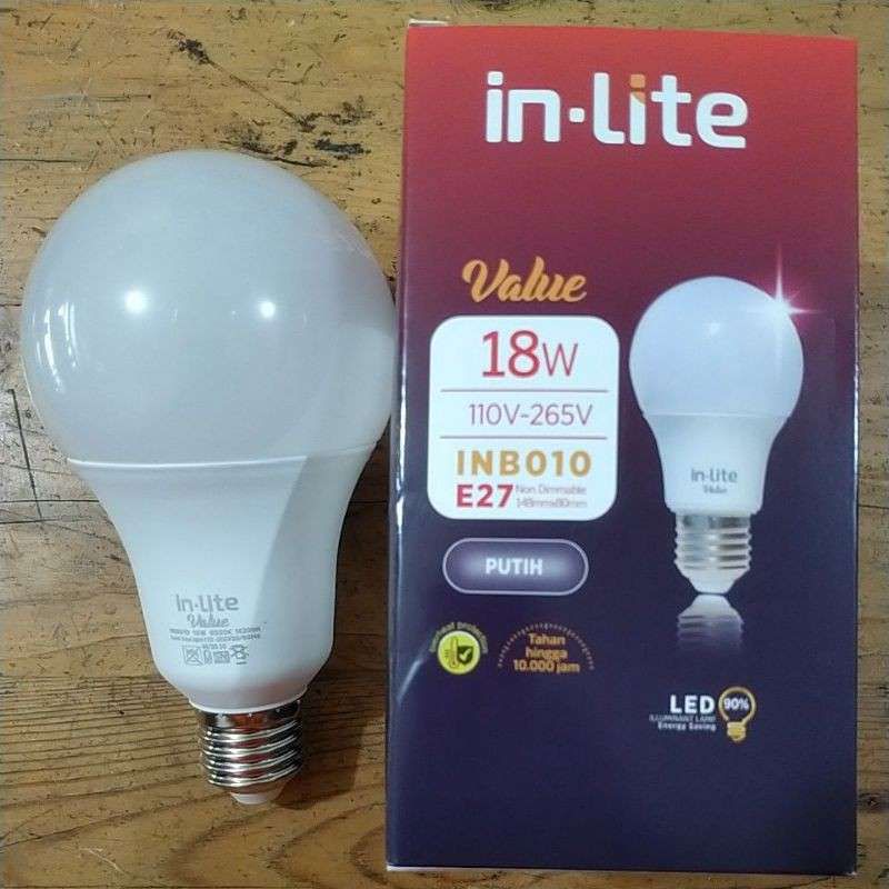 lampu LED 18 watt