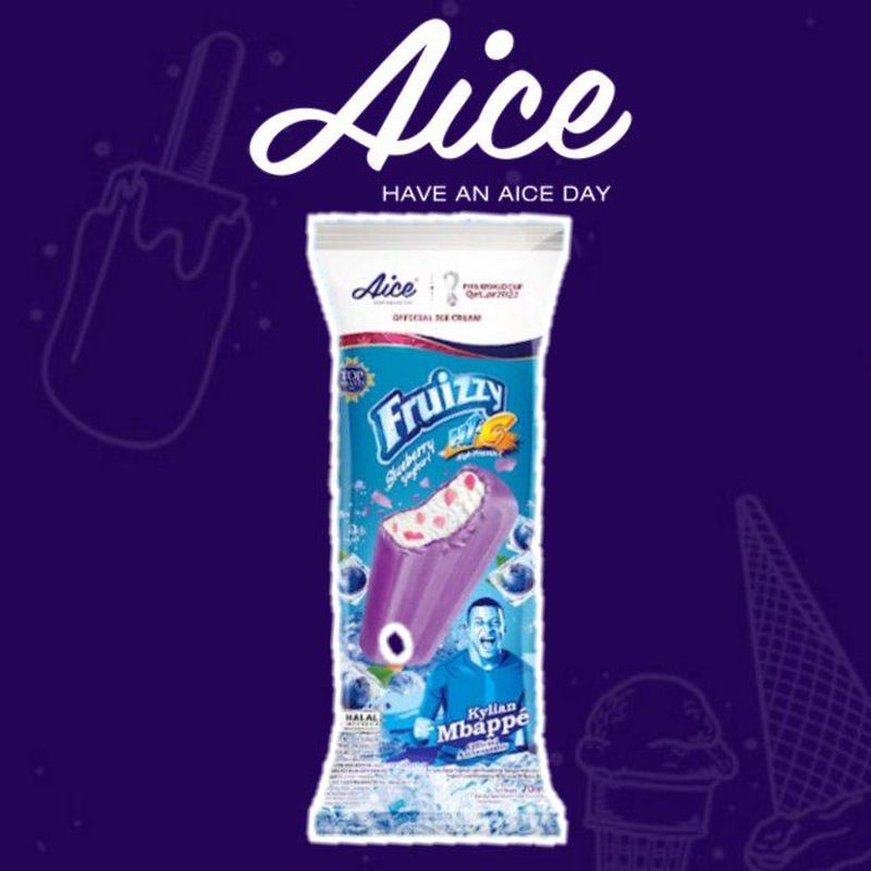 Aice fruizzy blueberry yoghurt Hi-C