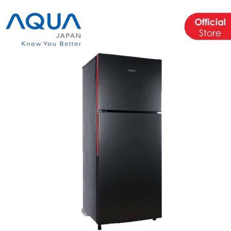 Kulkas 2 Pintu Merk Aqua Type AQR-D 251 DS - Garansi Resmi