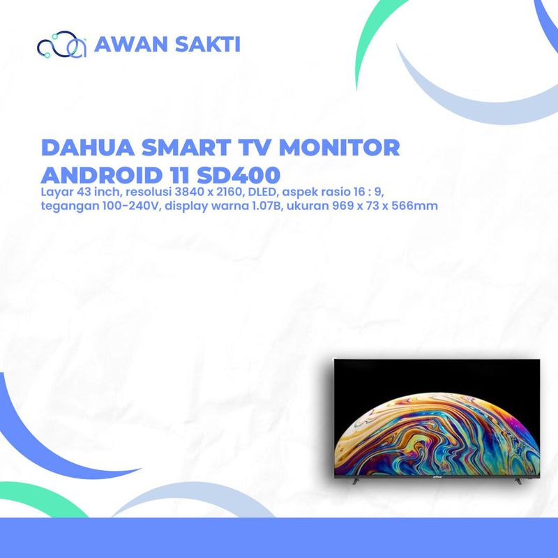 DAHUA SMART TV MONITOR ANDROID 11 SD400