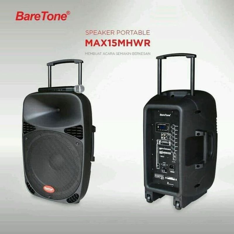 speaker portable baretone max 15 mhwr original