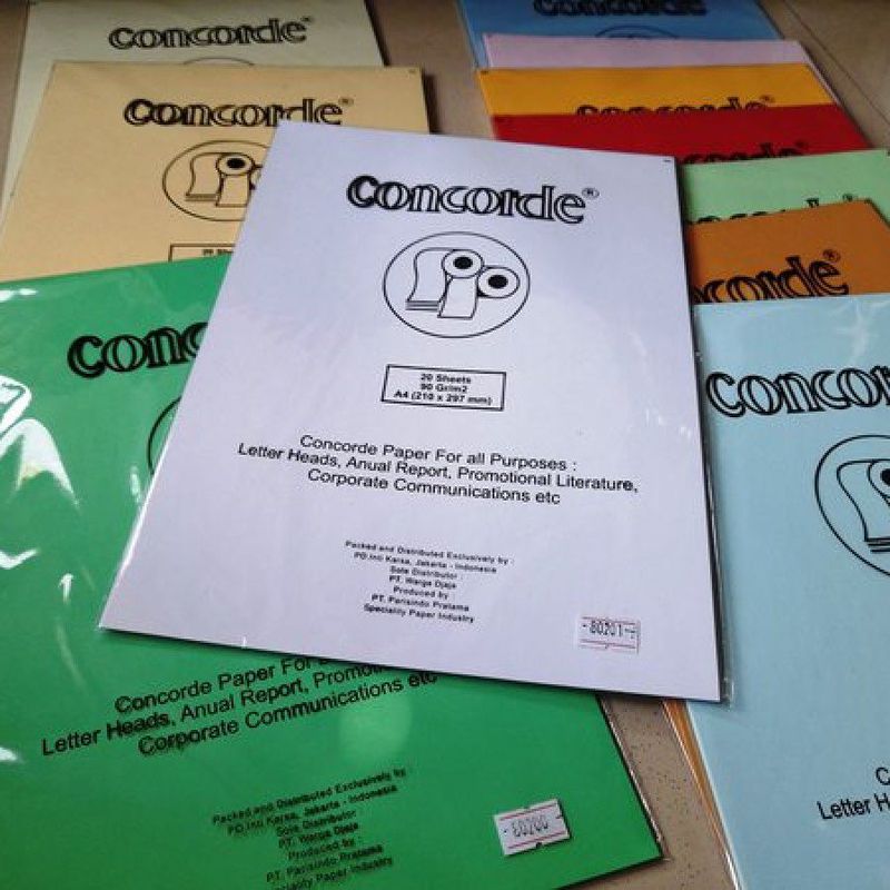 Kertas Concorde A4 220 gr / Kertas Sertifikat Piagam / 50 lembar