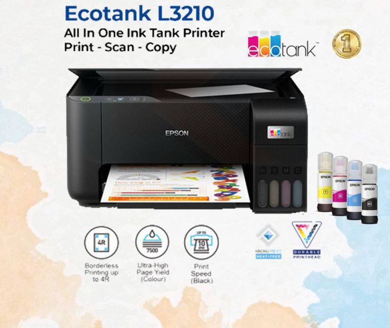 Printer Epson L3210 Multifungsi ( Print, Scan, Copy)