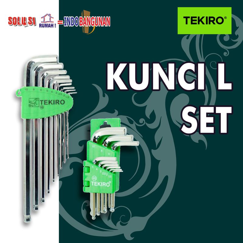 TEKIRO - TKR KUNCI L SET ELEKTRONIK/ KUNCI SET - PANJANG