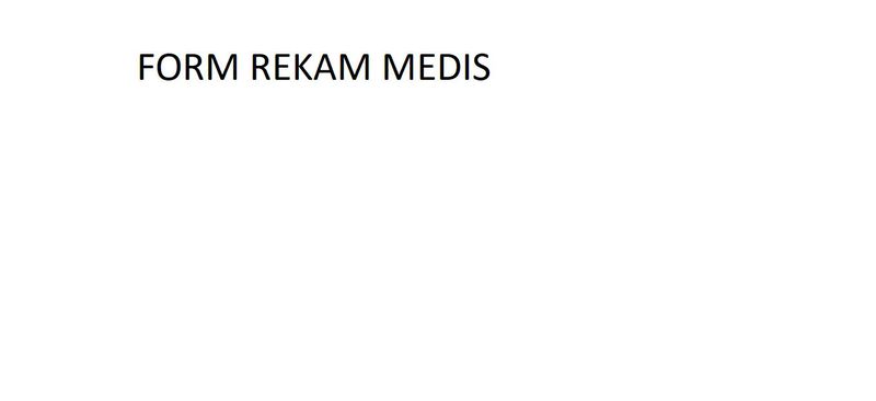 FORM REKAM MEDIS