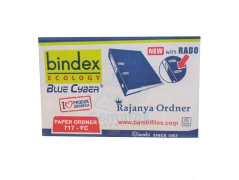 BINDEX ECOLOGI 717 ORDNER 7 CM - Biru