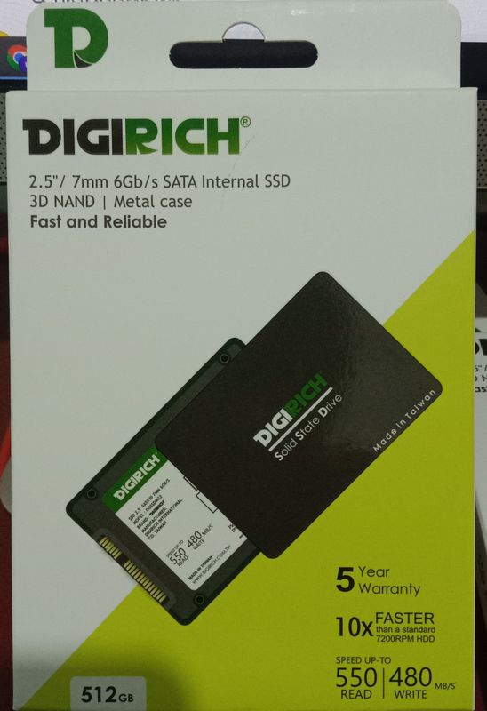 SSD Digirich Solid State Drive Digi rich 512GB SATA III 2.5