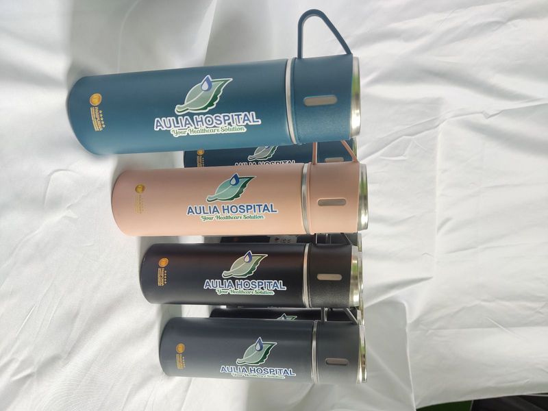 Tumbler Termos Sultan Vacuum Flask Set 3in1 - Biru