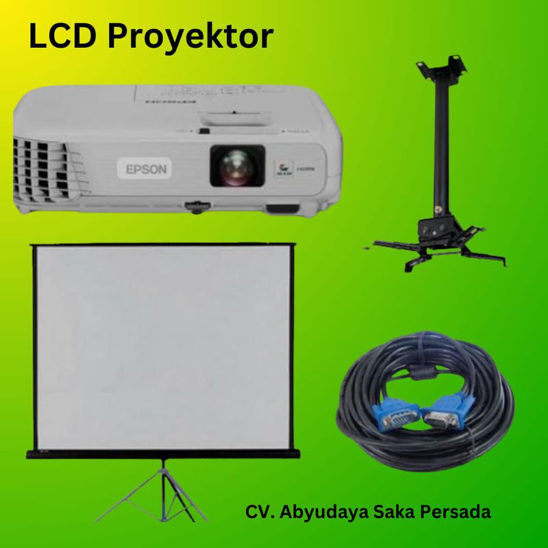 Sewa LCD projector untuk kegiatan indoor/outdoor