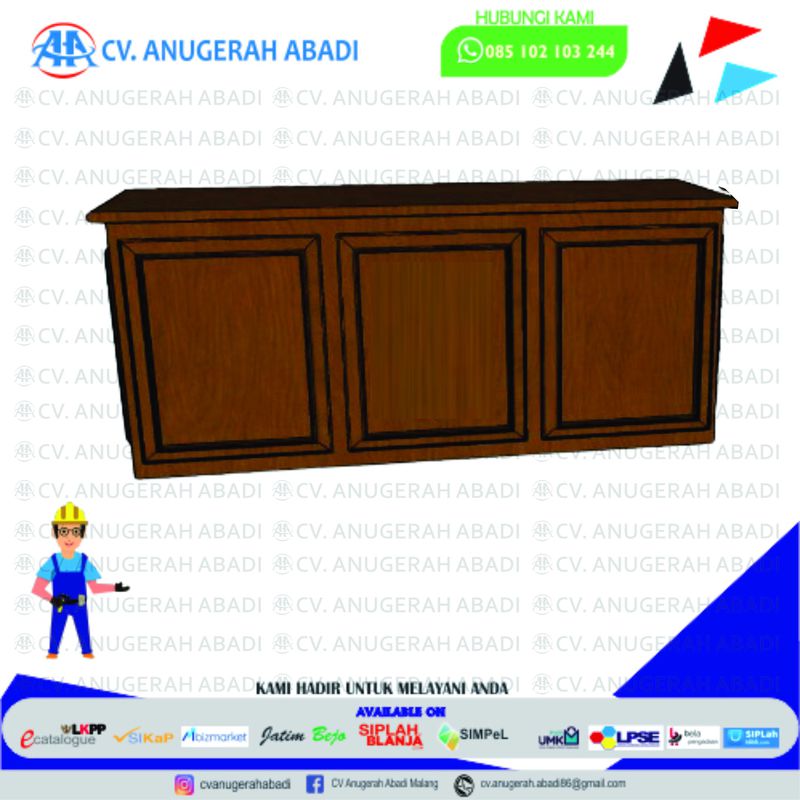 MEJA RAPAT / MEJA PIMPINAN CUSTOM